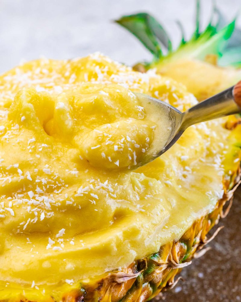 Super Simple Pineapple Soft Serve | Clean Food Crush