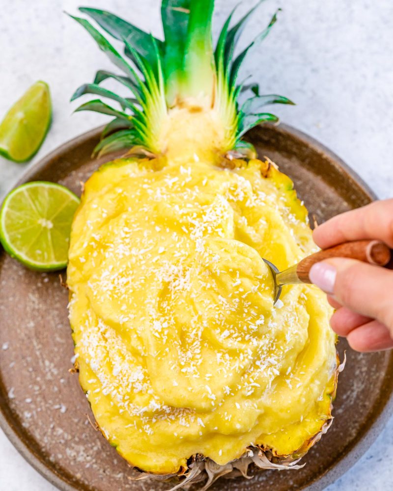 Super Simple Pineapple Soft Serve | Clean Food Crush