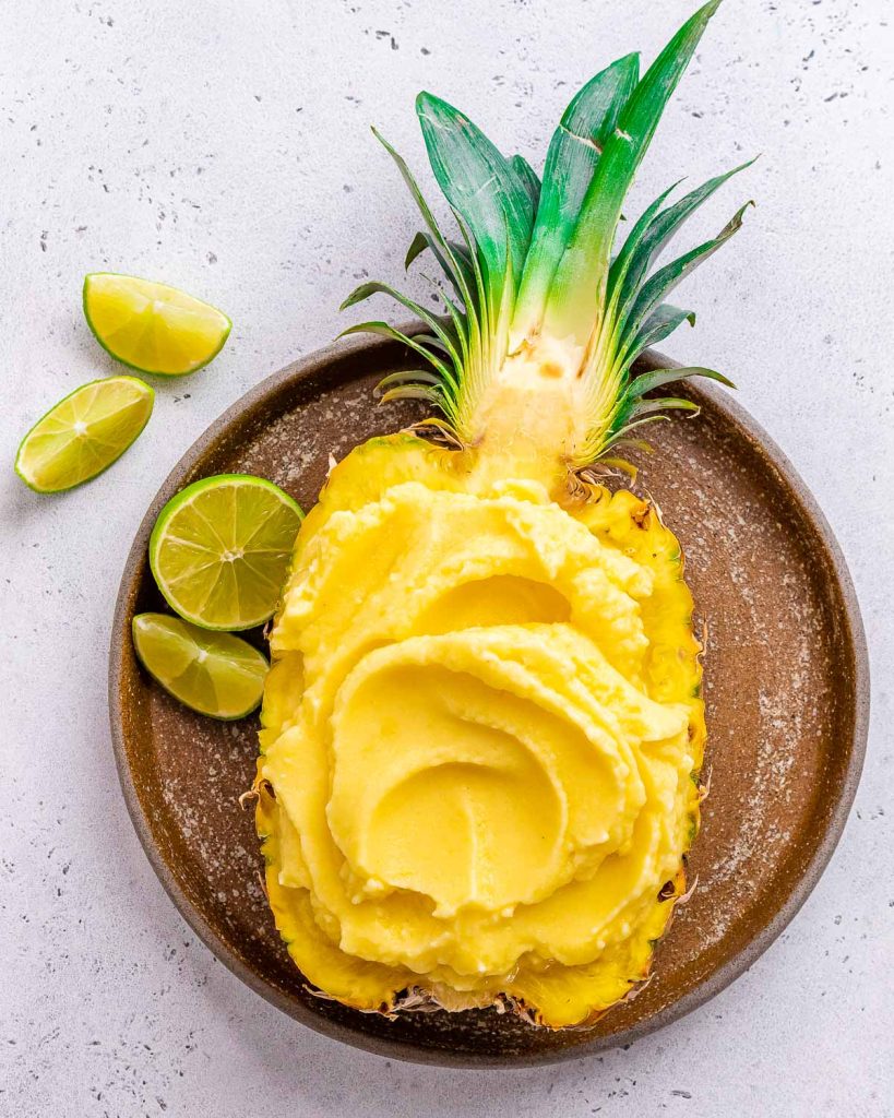 Super Simple Pineapple Soft Serve | Clean Food Crush