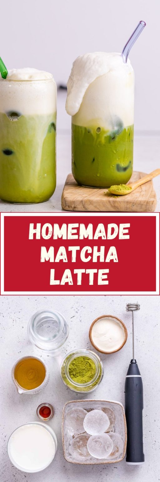 Energizing Icy-Cold Matcha Latte | Clean Food Crush