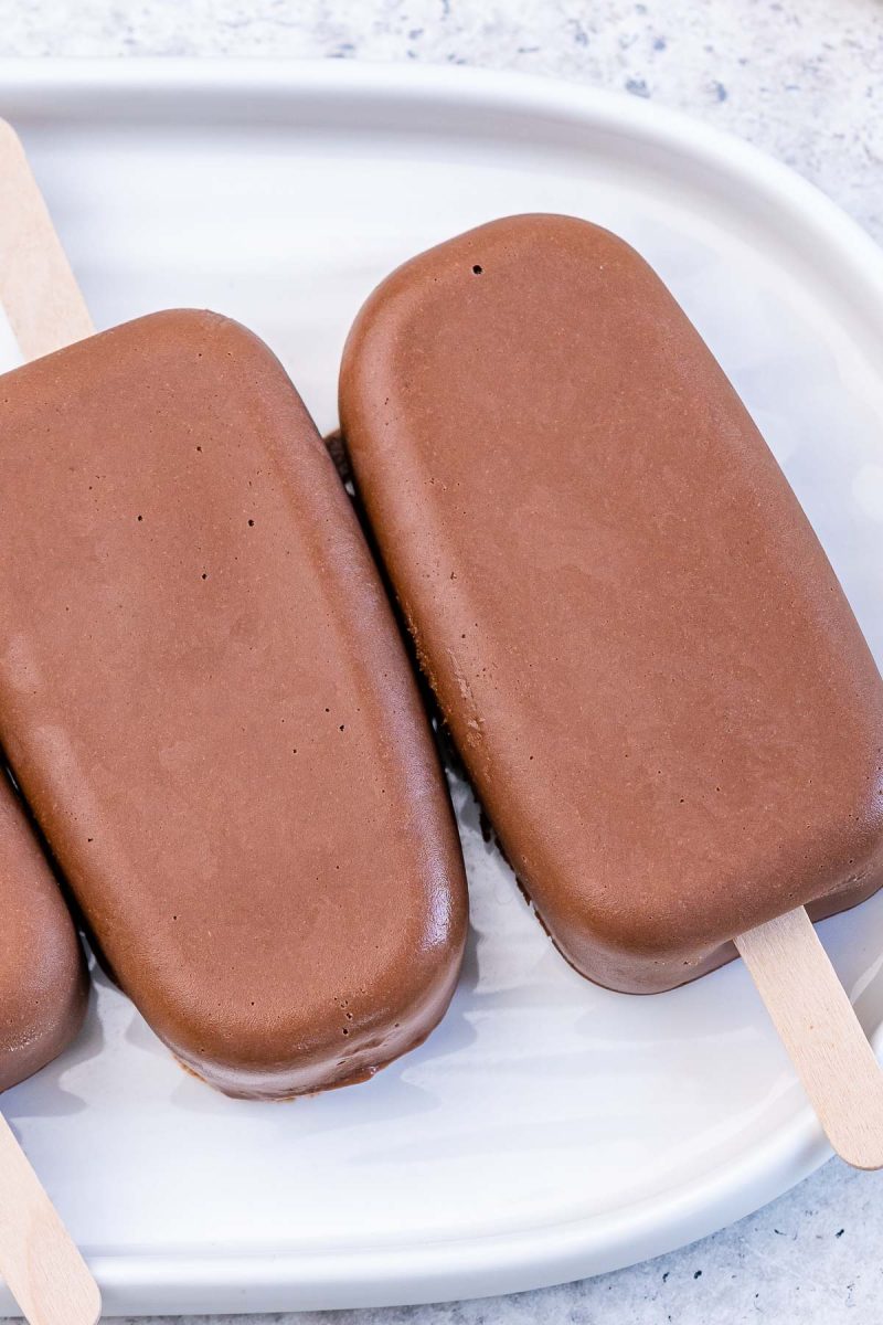 Decadent Frozen Chocolate Pops | Clean Food Crush