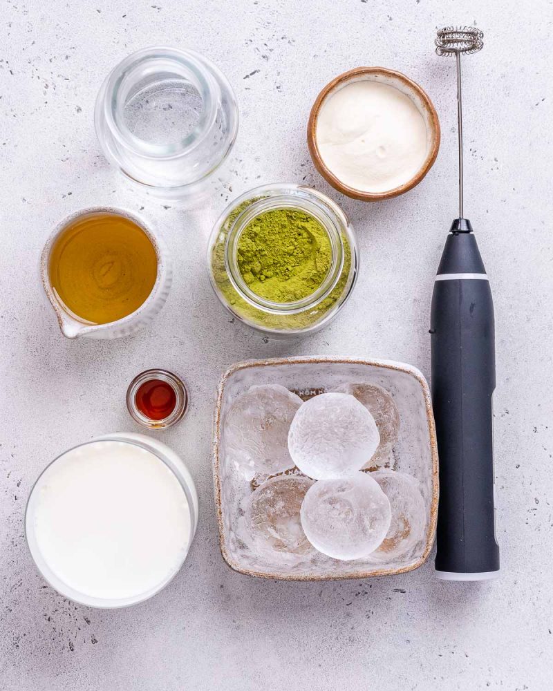 Energizing Icy-Cold Matcha Latte | Clean Food Crush