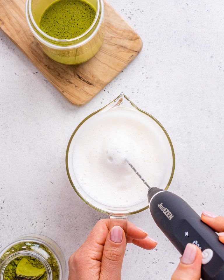 Energizing Icy-Cold Matcha Latte | Clean Food Crush