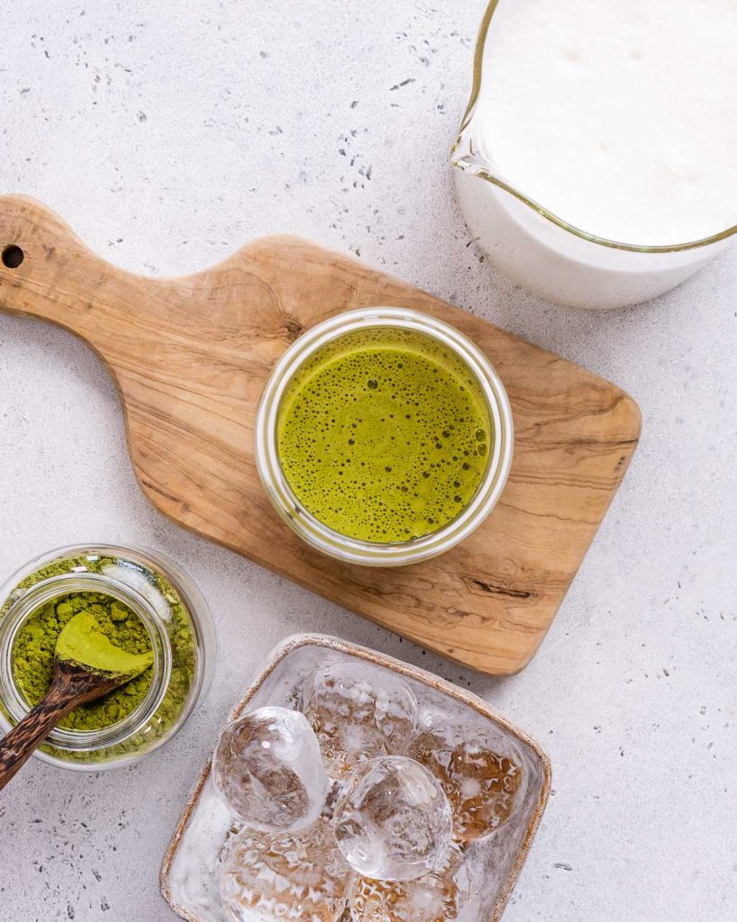 Energizing Icy-Cold Matcha Latte | Clean Food Crush