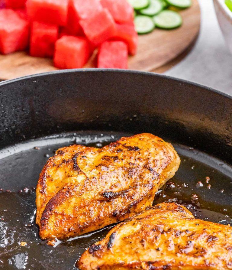 Watermelon Chicken Salad | Clean Food Crush