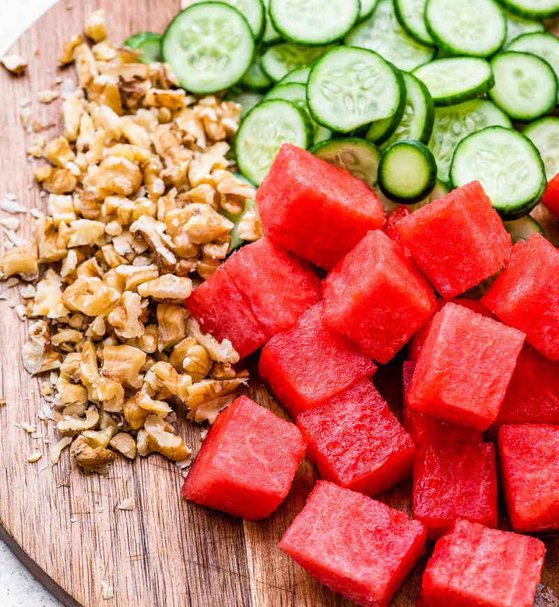 Watermelon Chicken Salad | Clean Food Crush
