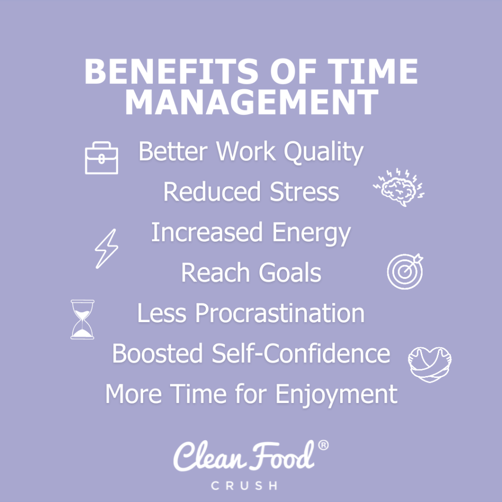 Tips for Time Management | Clean Food Crush