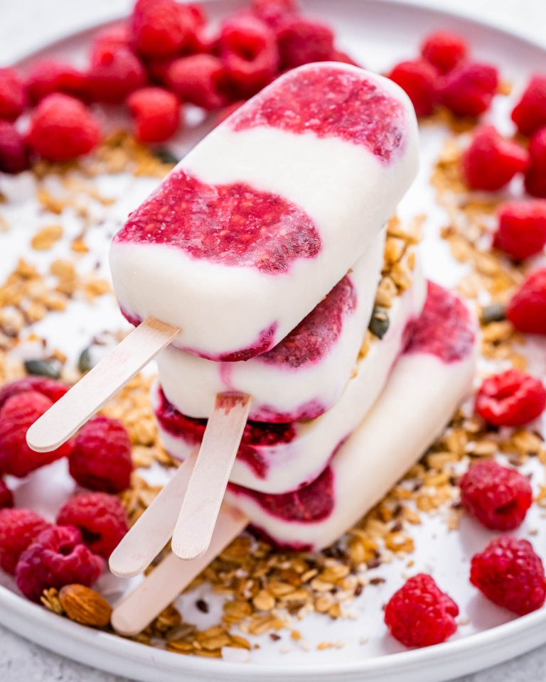 Breakfast Froyo Pops | Clean Food Crush