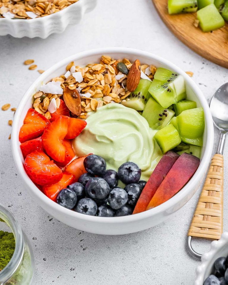 Matcha Yogurt Breakfast Bowls | Clean Food Crush