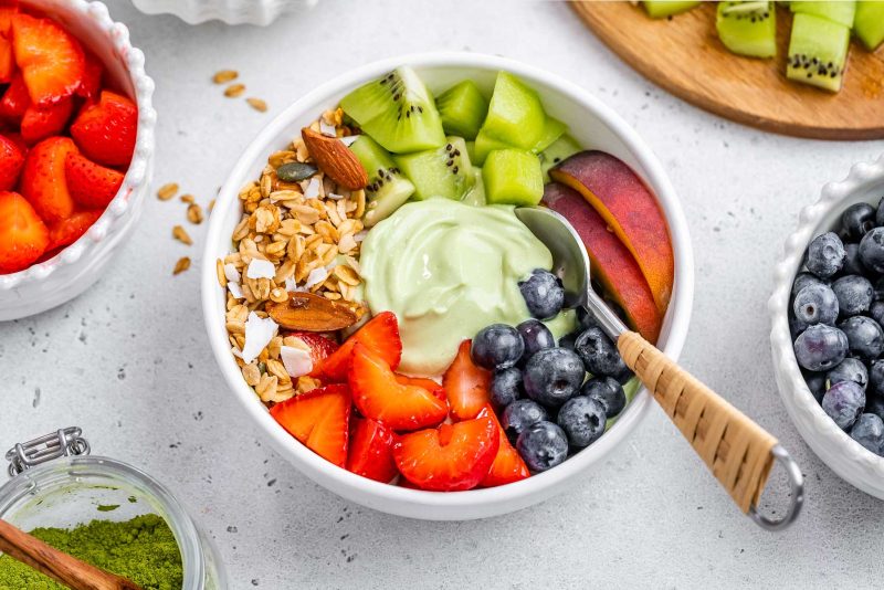 Matcha Yogurt Breakfast Bowls | Clean Food Crush