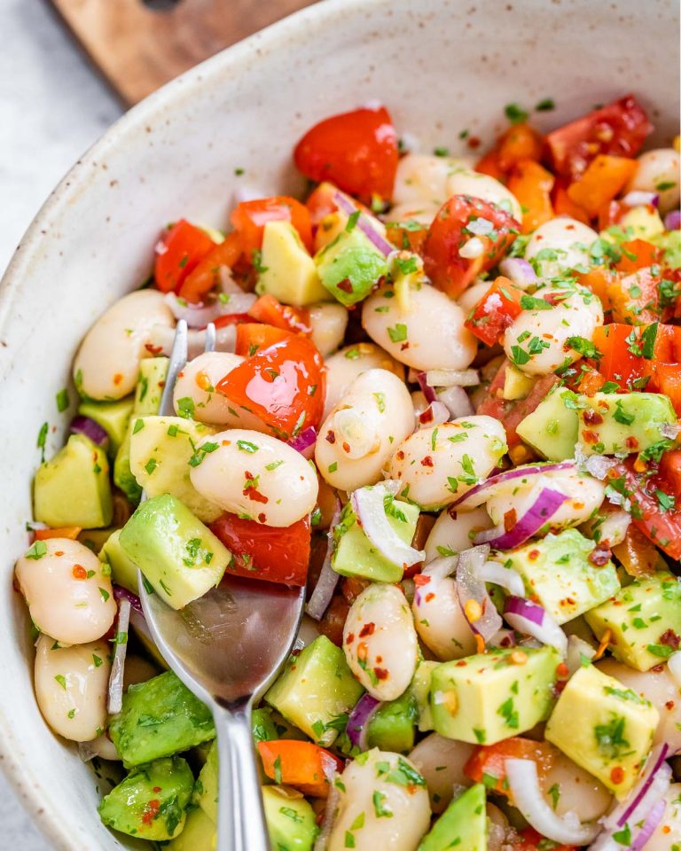 Avocado Bean Salad | Clean Food Crush