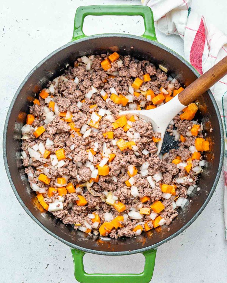 Creamy Beef & White Bean Soup | Clean Food Crush