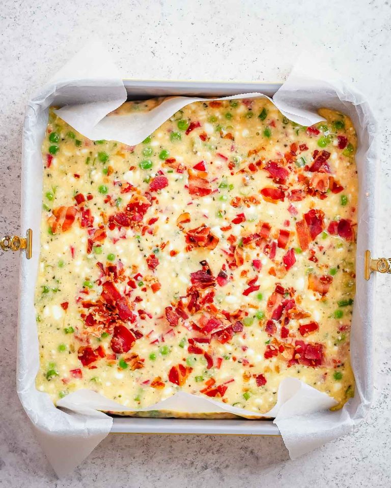 High Protein Cottage Cheese & Egg Breakfast Bars | Clean Food Crush