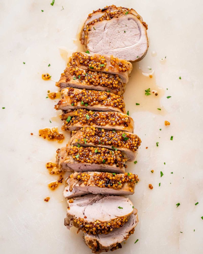 Honey Mustard Pork Tenderloin | Clean Food Crush