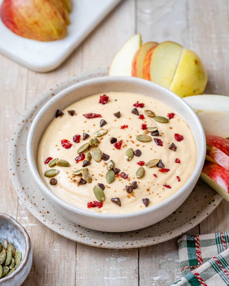 High Protein Pumpkin Spice Dip | Clean Food Crush