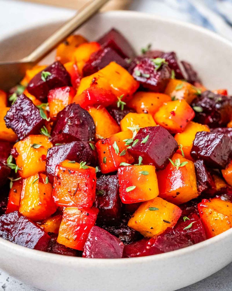 Roasted Beets and Butternut Squash with Balsamic and Honey | Clean Food ...