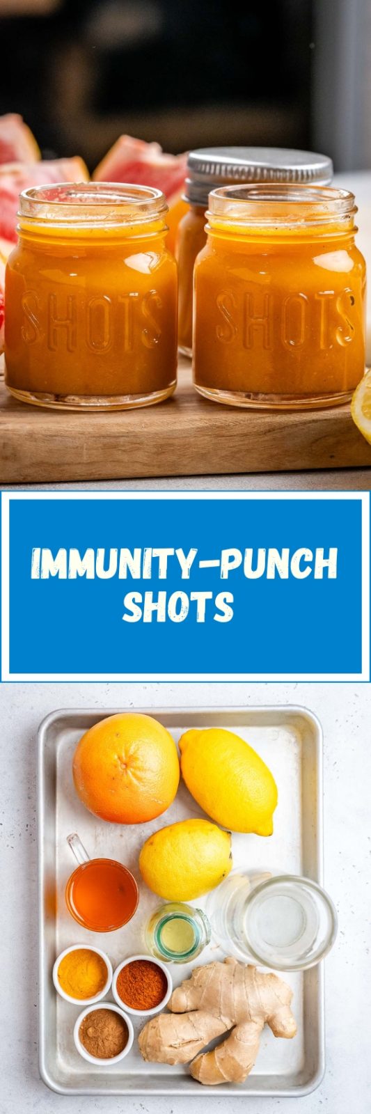 Homemade Immunity Shot Recipe (Immunity-Punch Shots) | Clean Food Crush