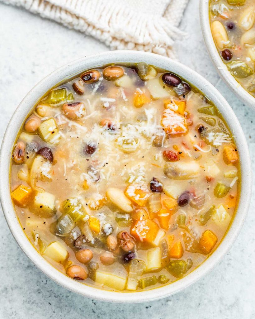 Hearty 3 Bean Soup | Clean Food Crush