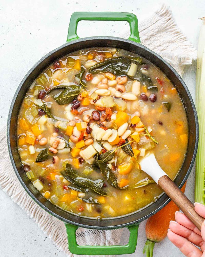 Hearty 3 Bean Soup | Clean Food Crush