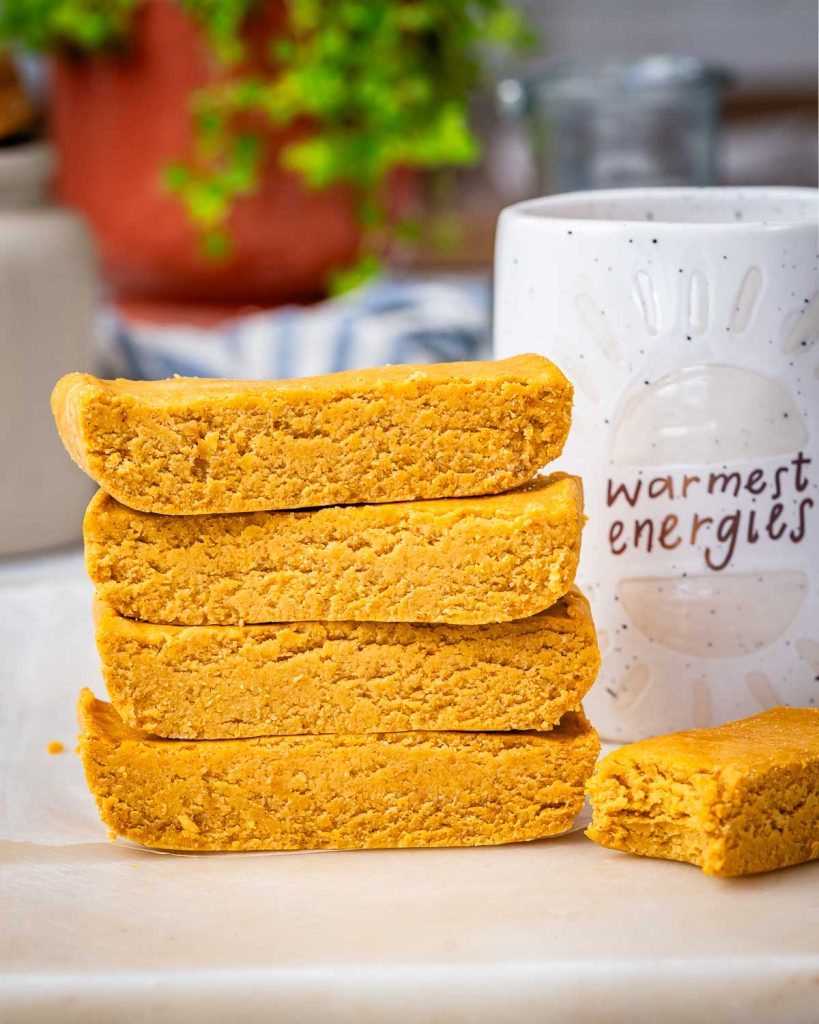 No-Bake Pumpkin Protein Bars | Clean Food Crush