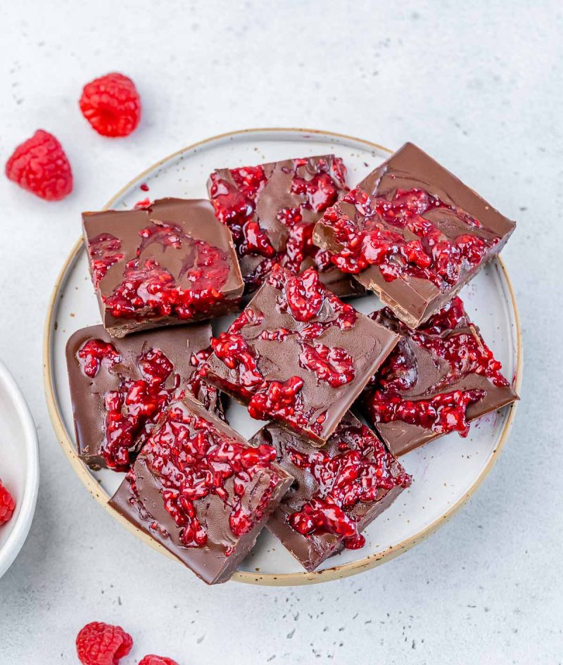 Raspberry Swirl Fudge | Clean Food Crush