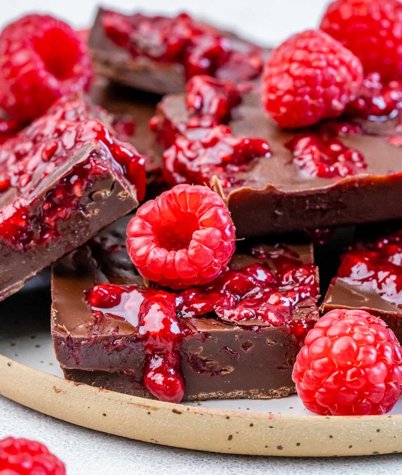 Raspberry Swirl Fudge | Clean Food Crush