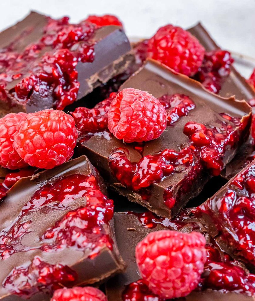 Raspberry Swirl Fudge | Clean Food Crush