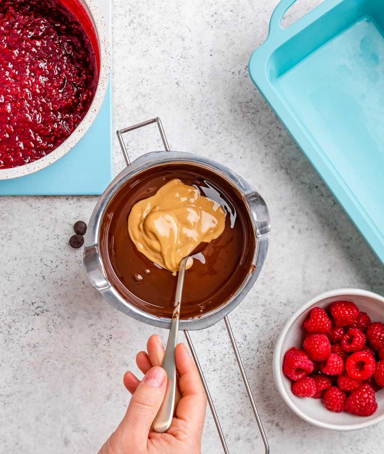 Raspberry Swirl Fudge | Clean Food Crush