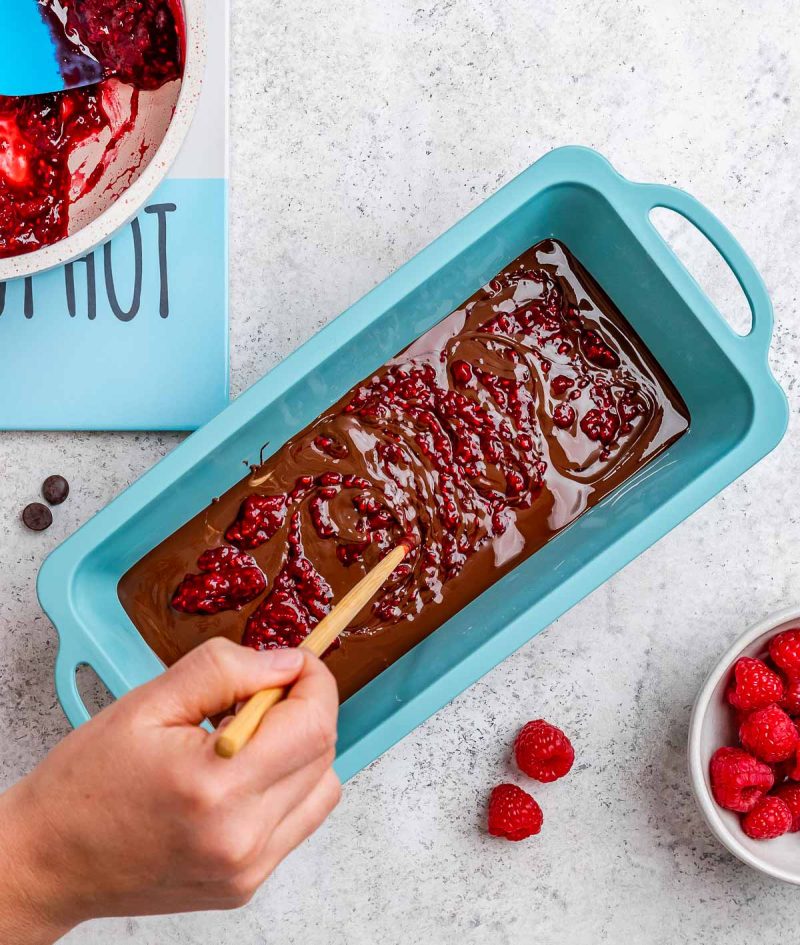Raspberry Swirl Fudge | Clean Food Crush