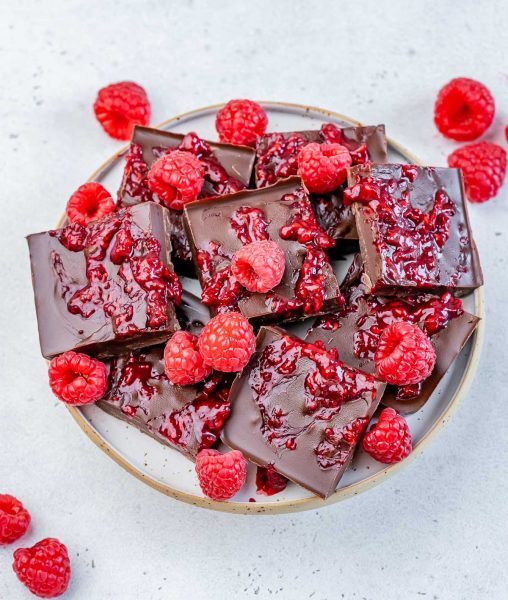 Raspberry Swirl Fudge | Clean Food Crush