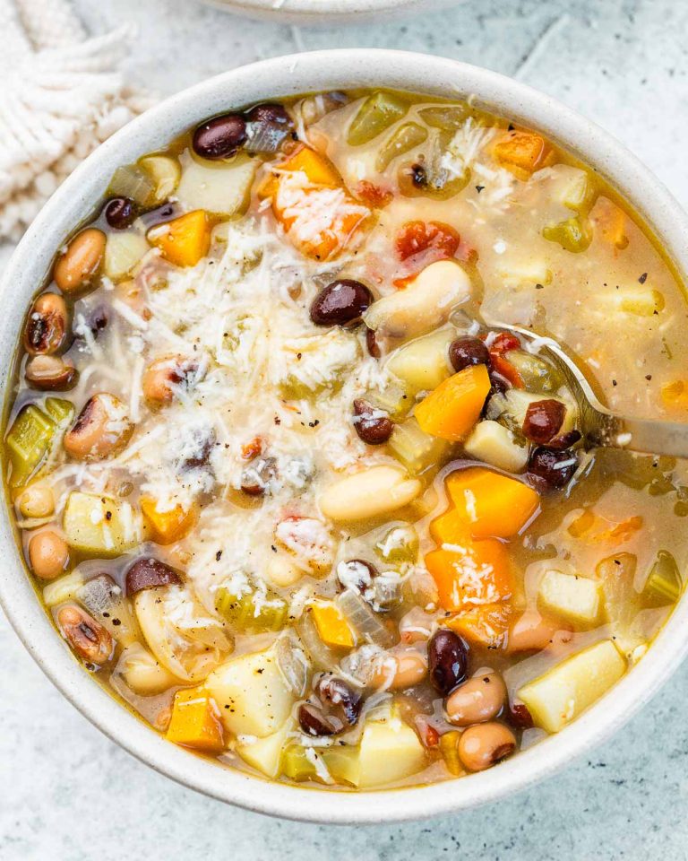 Hearty 3 Bean Soup | Clean Food Crush