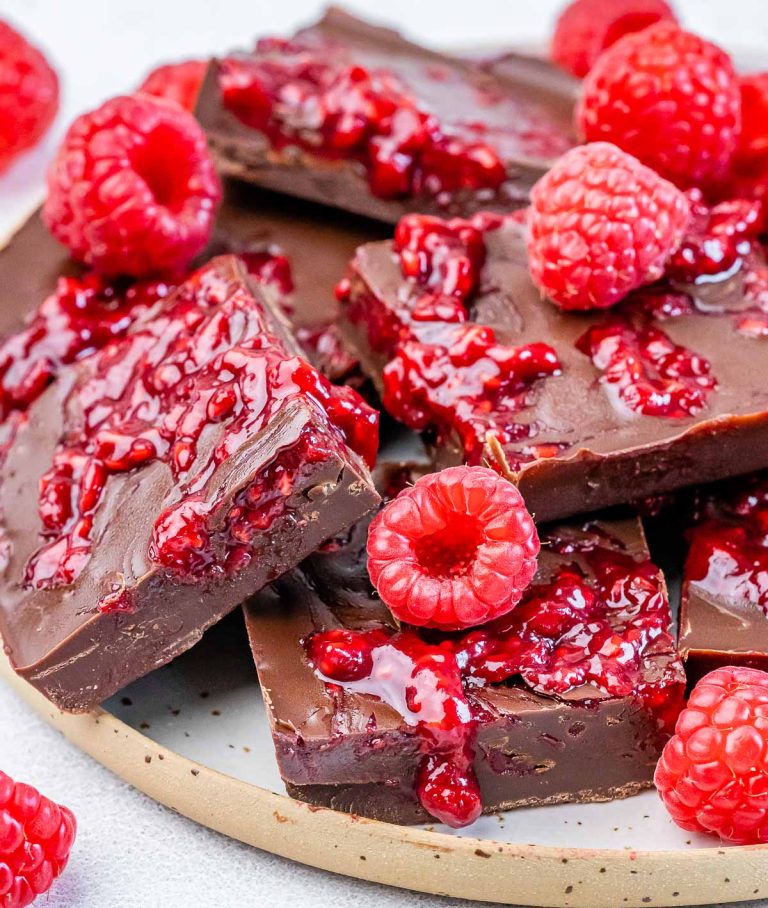 Raspberry Swirl Fudge | Clean Food Crush