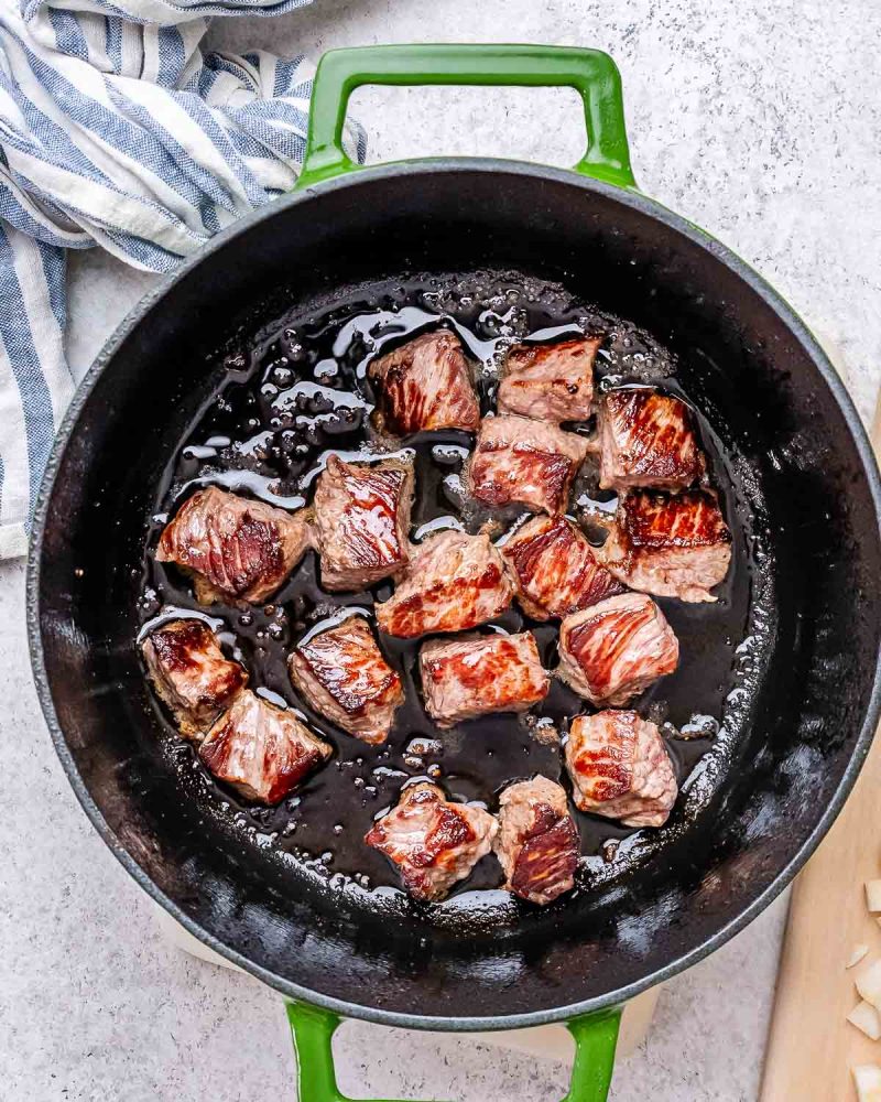 Hearty Stove-Top Beef & Barley Soup | Clean Food Crush