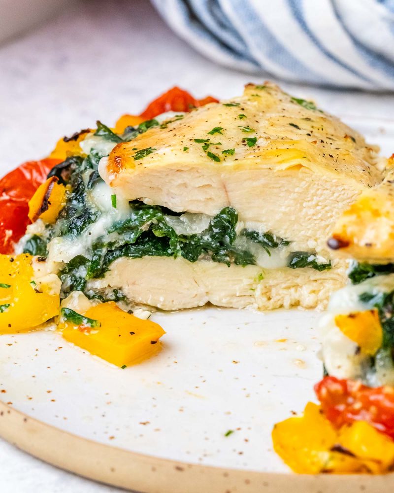 Protein-Packed Cottage Cheese Stuffed Chicken | Clean Food Crush