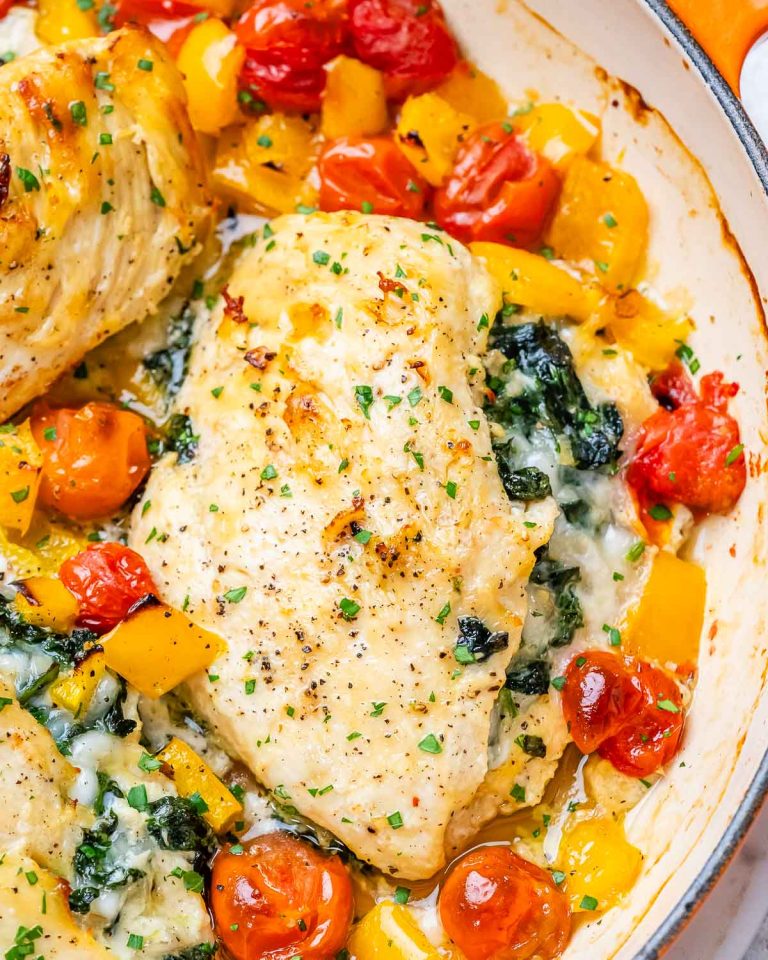 Protein-Packed Cottage Cheese Stuffed Chicken | Clean Food Crush