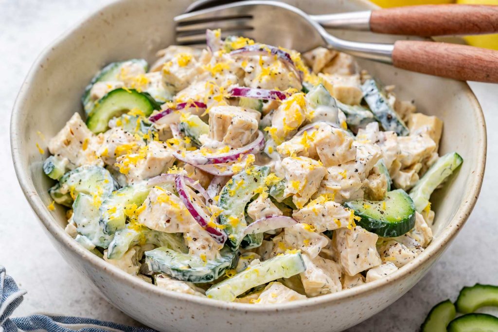21 Healthy Chicken Salad Recipes For Clean Eating and Meal Prep | Clean ...