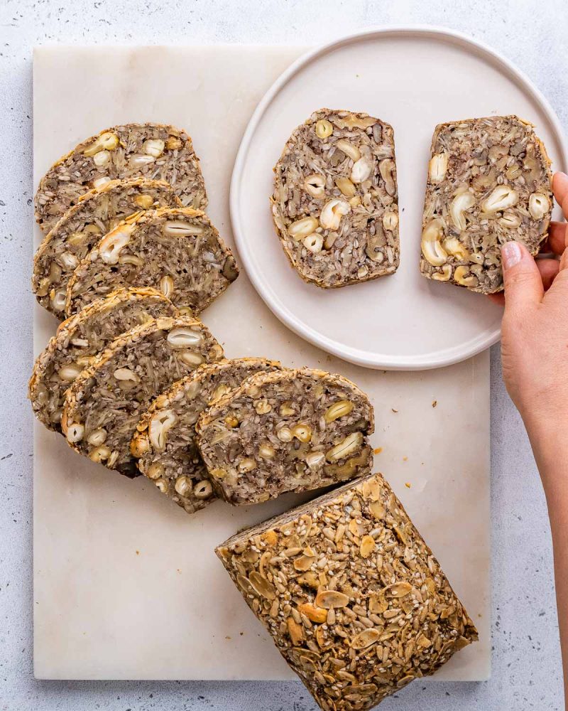 Nut & Seed Healthy Fat Bread | Clean Food Crush