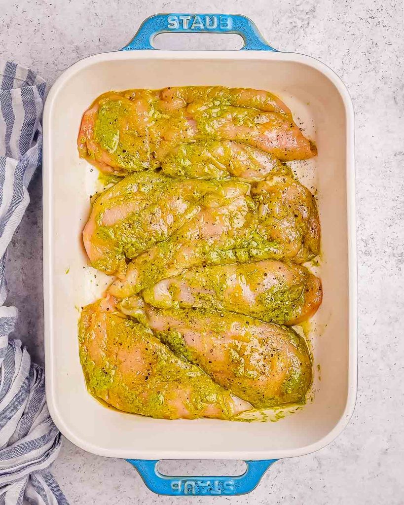 [VIDEO] Pesto Mozzarella Baked Chicken | Clean Food Crush
