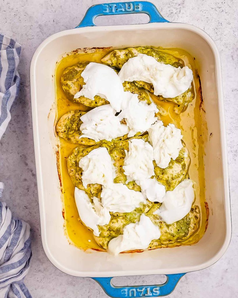 [VIDEO] Pesto Mozzarella Baked Chicken | Clean Food Crush