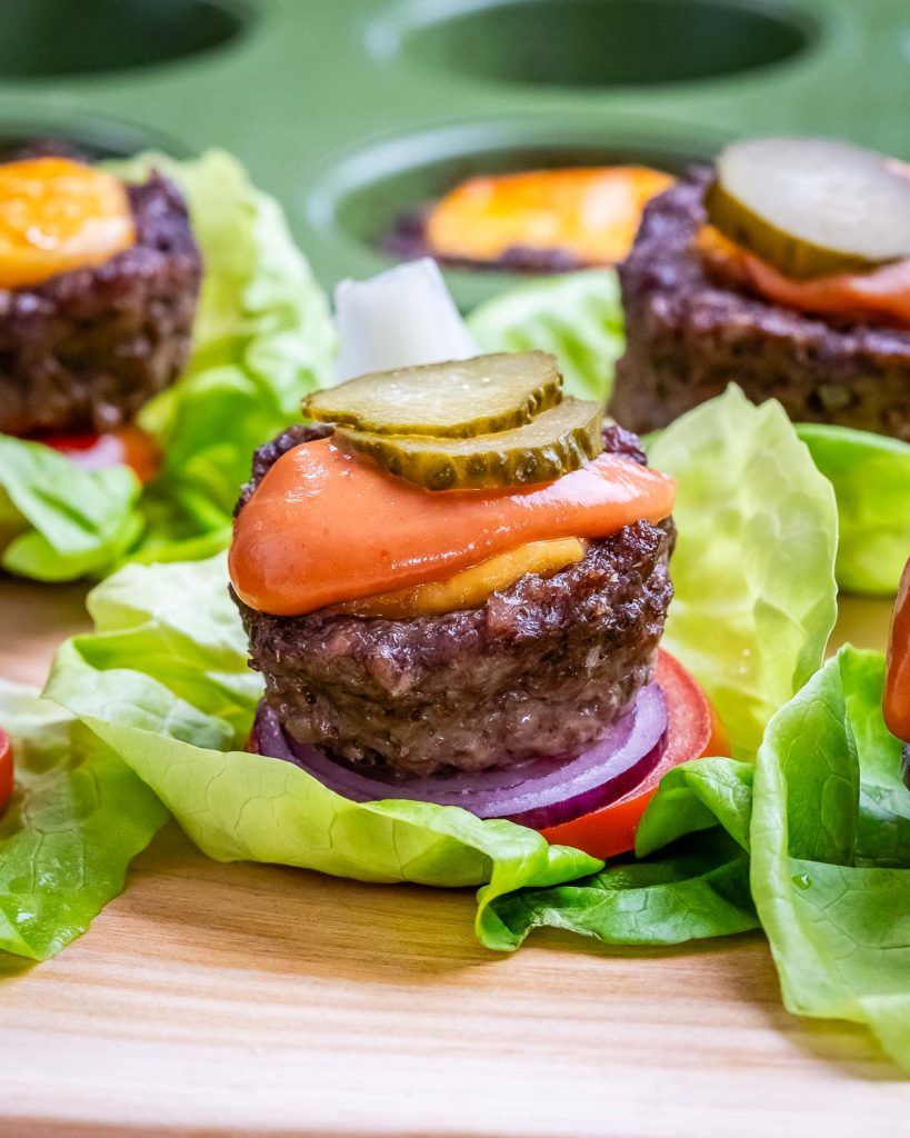 Loaded Melty Cheeseburger Cups | Clean Food Crush