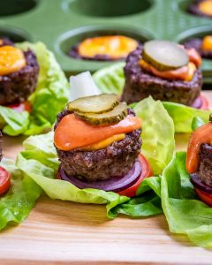 Loaded Melty Cheeseburger Cups | Clean Food Crush
