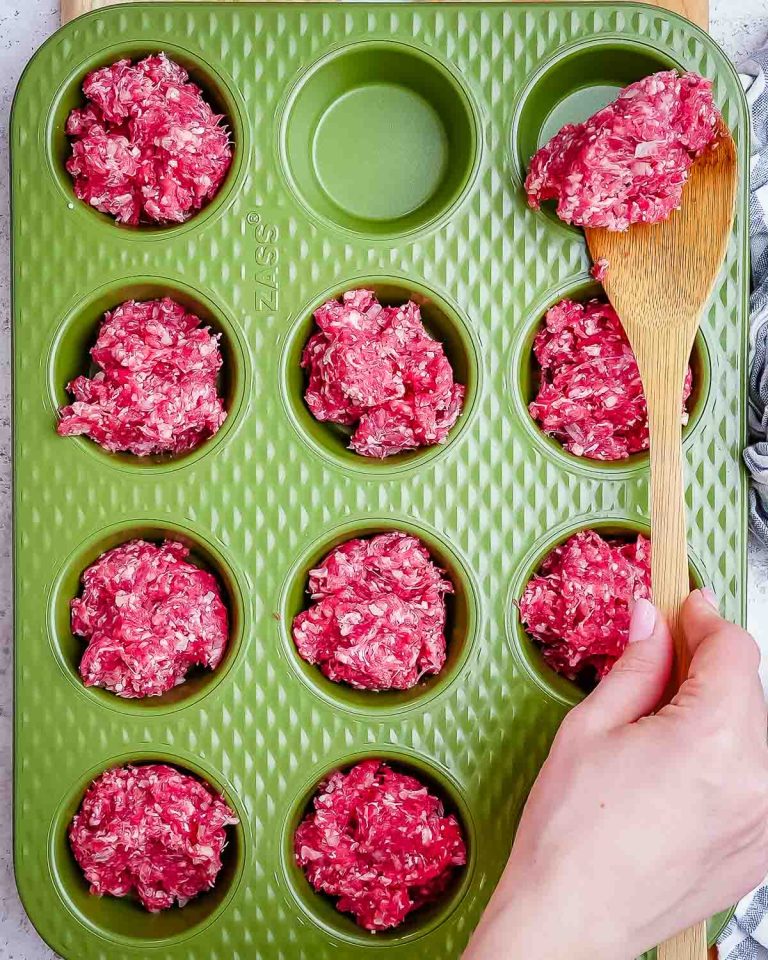 Loaded Melty Cheeseburger Cups | Clean Food Crush