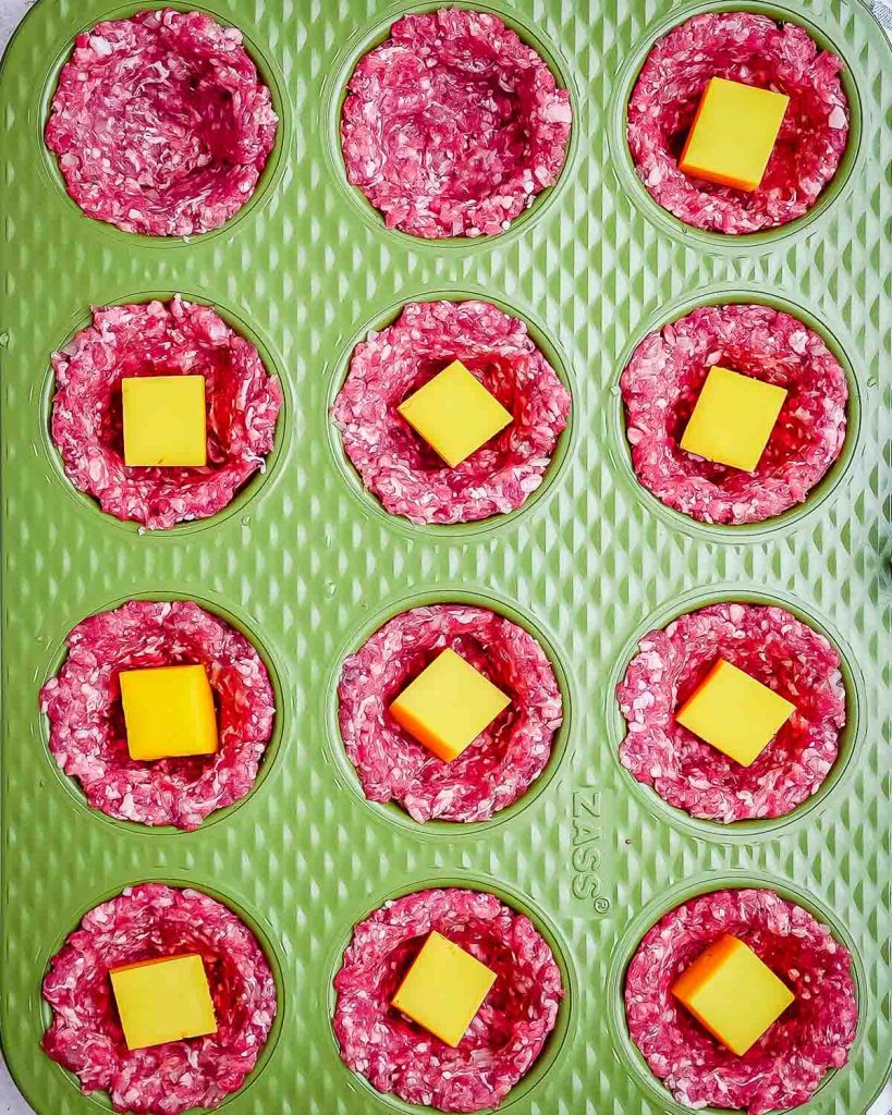 Loaded Melty Cheeseburger Cups | Clean Food Crush