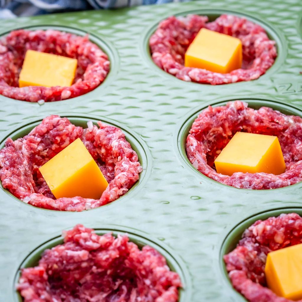 Loaded Melty Cheeseburger Cups | Clean Food Crush