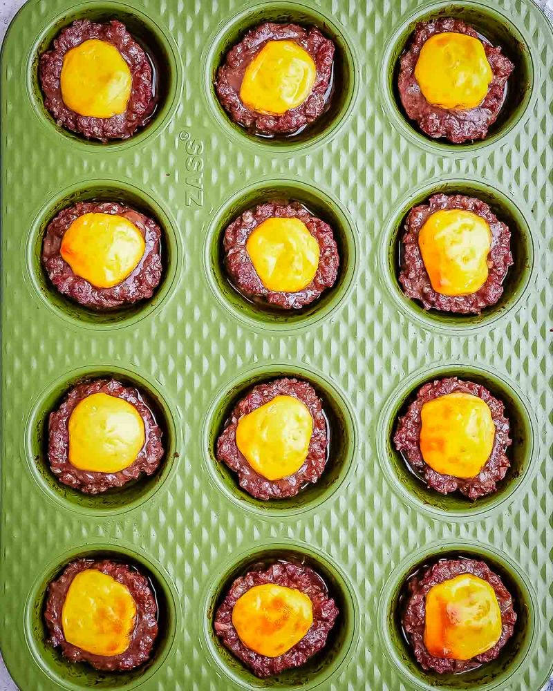 Loaded Melty Cheeseburger Cups | Clean Food Crush