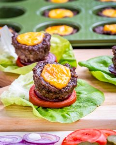 Loaded Melty Cheeseburger Cups | Clean Food Crush