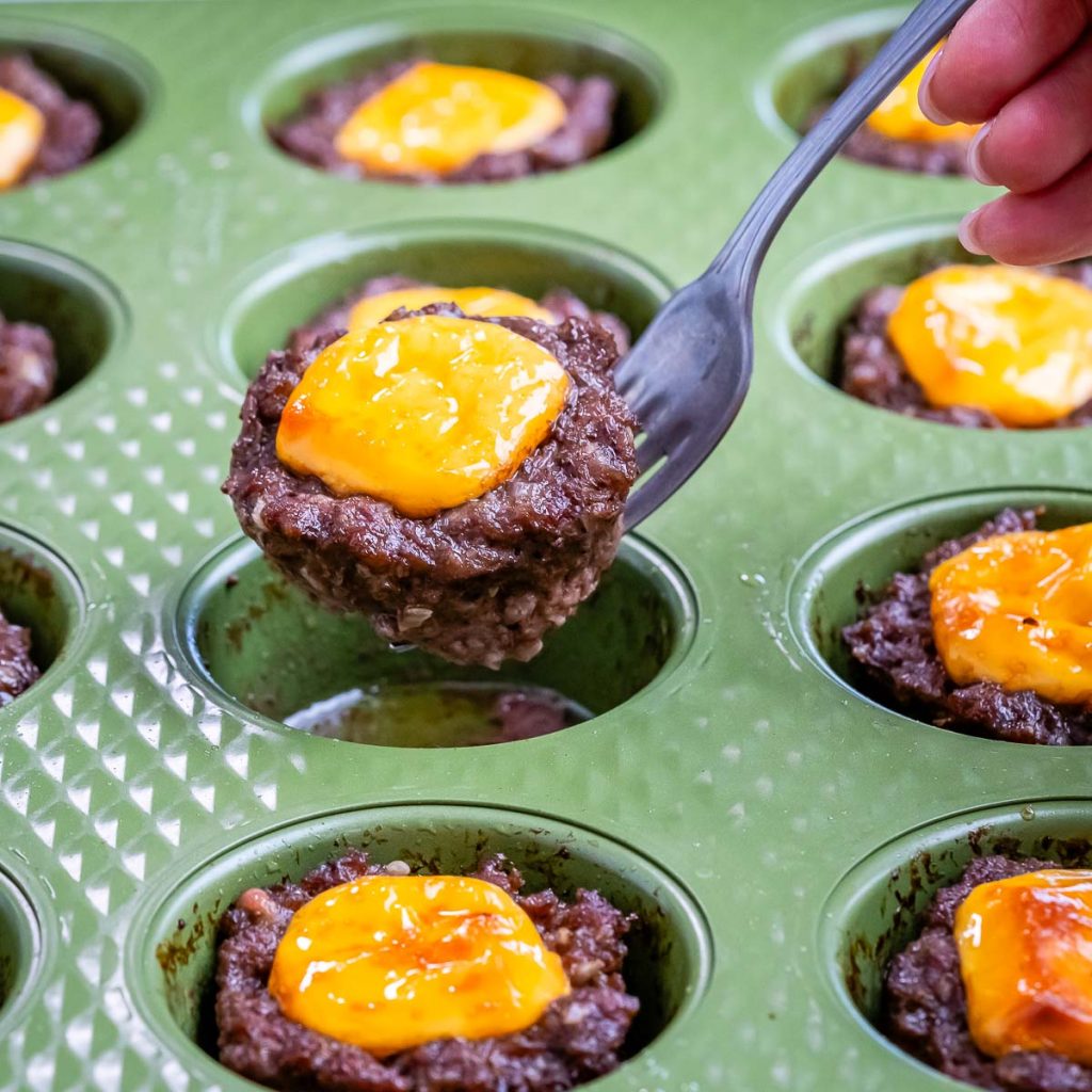 Loaded Melty Cheeseburger Cups | Clean Food Crush
