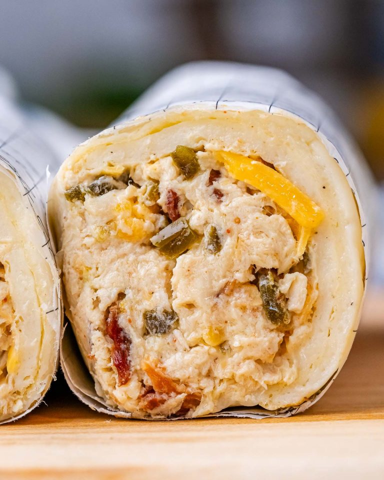 Jalapeno Poppers Cottage Cheese Wraps | Clean Food Crush