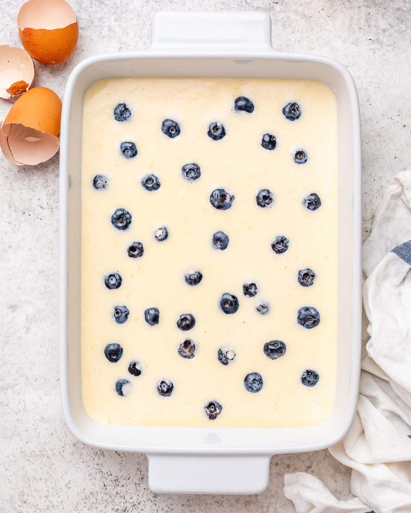 Blueberry Cottage Cheese Bake | Clean Food Crush