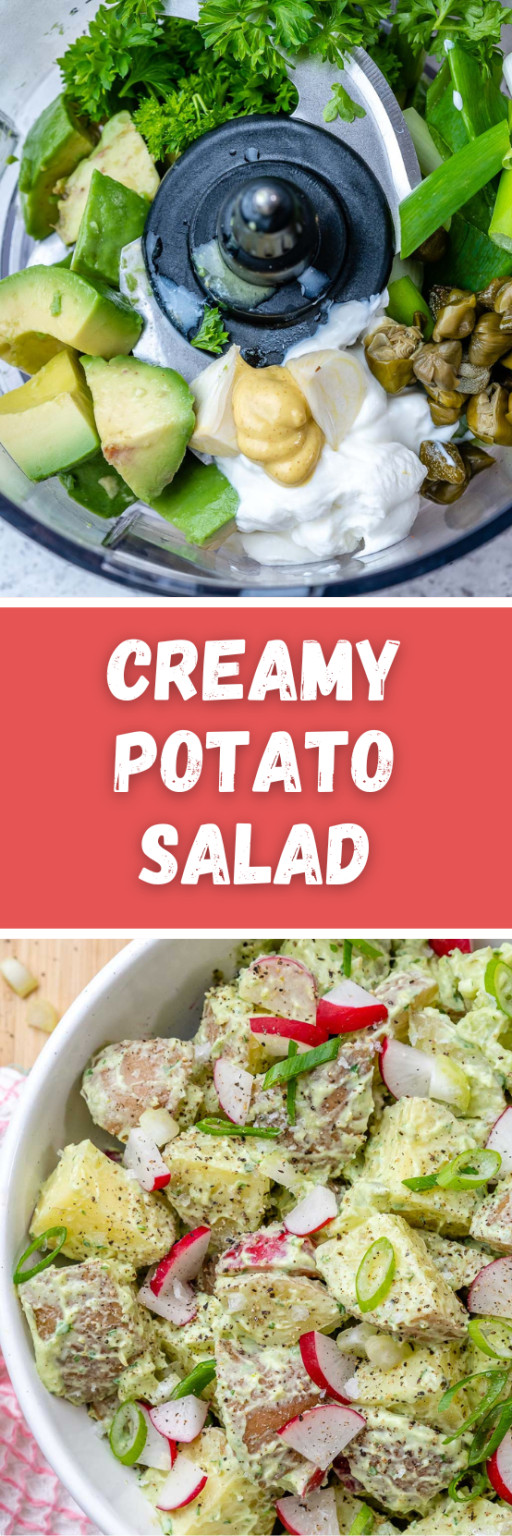 Mayo-Free Ultra Creamy Potato Salad | Clean Food Crush